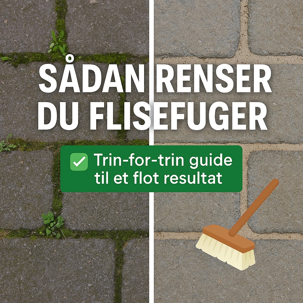 Rens fuger mellem fliser korrekt – Guide til haven